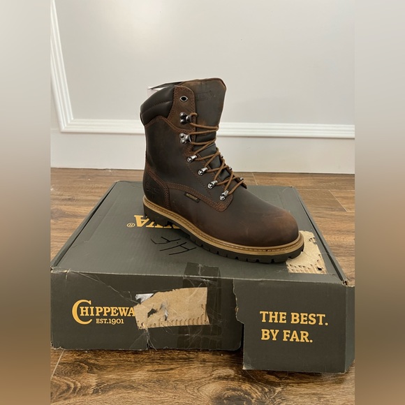 Chippewa | Shoes | Nib Chippewa Mens Heavy Duty Steel Toe Work Boots Sz ...